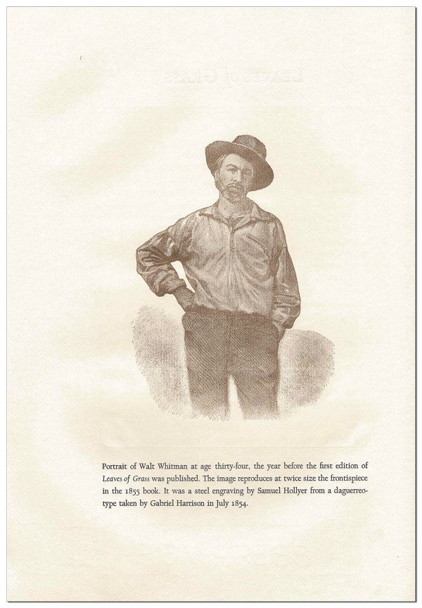 LEAVES OF GRASS Walt Whitman Limited Edition